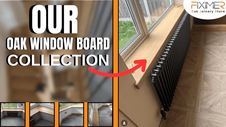 Rustic Oak window board cladding 310 x 20mm - with nosing 50mm | FIXIMER