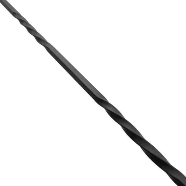 Double twist metal spindle - matt black | FIXIMER